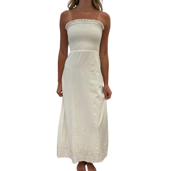 Anna Cate | Dresses | New Anna Cate Abbey Maxi Dress In White | Poshmark